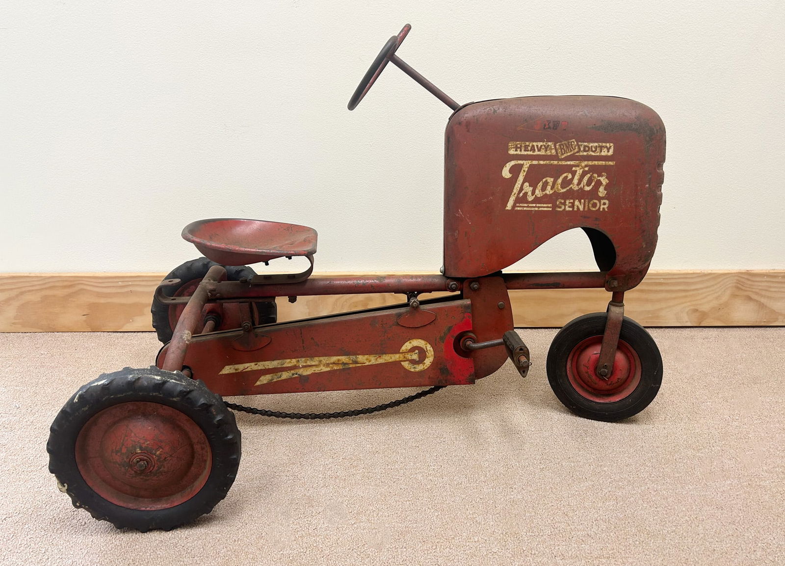 Vintage Bmc Heavy Duty Senior Pedal Red Tractor Auction