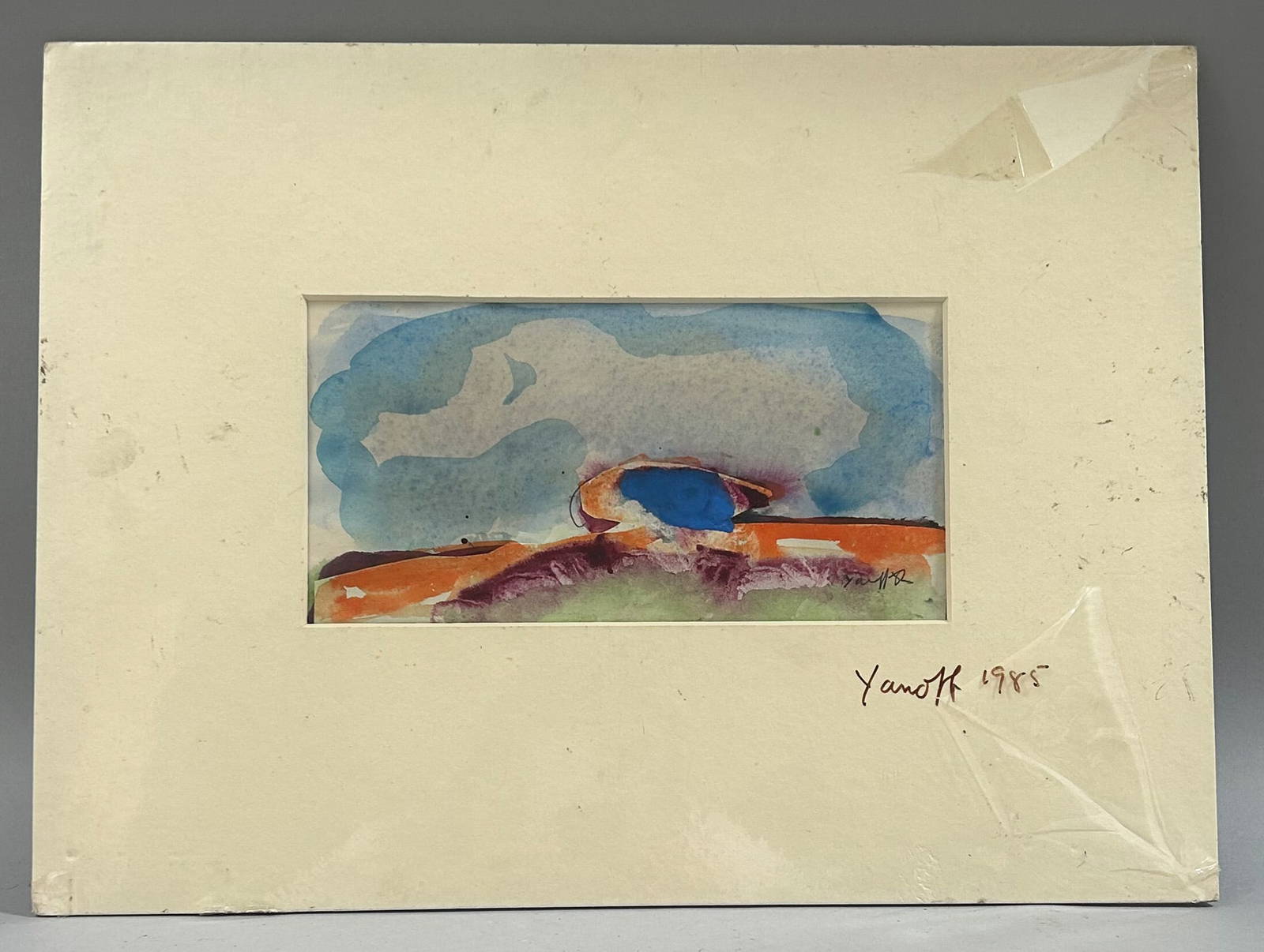 Arthur Yanoff Watercolor Composition Auction