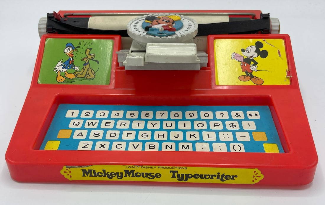 Vintage Walt Disney's Mickey Mouse Typewriter Auction