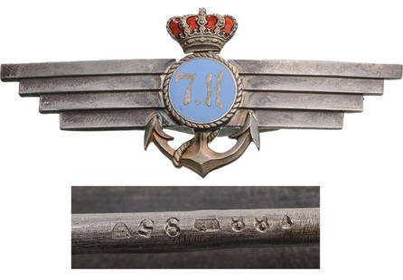 Retro Silver Wwii The Naval Aviation Observer Badge