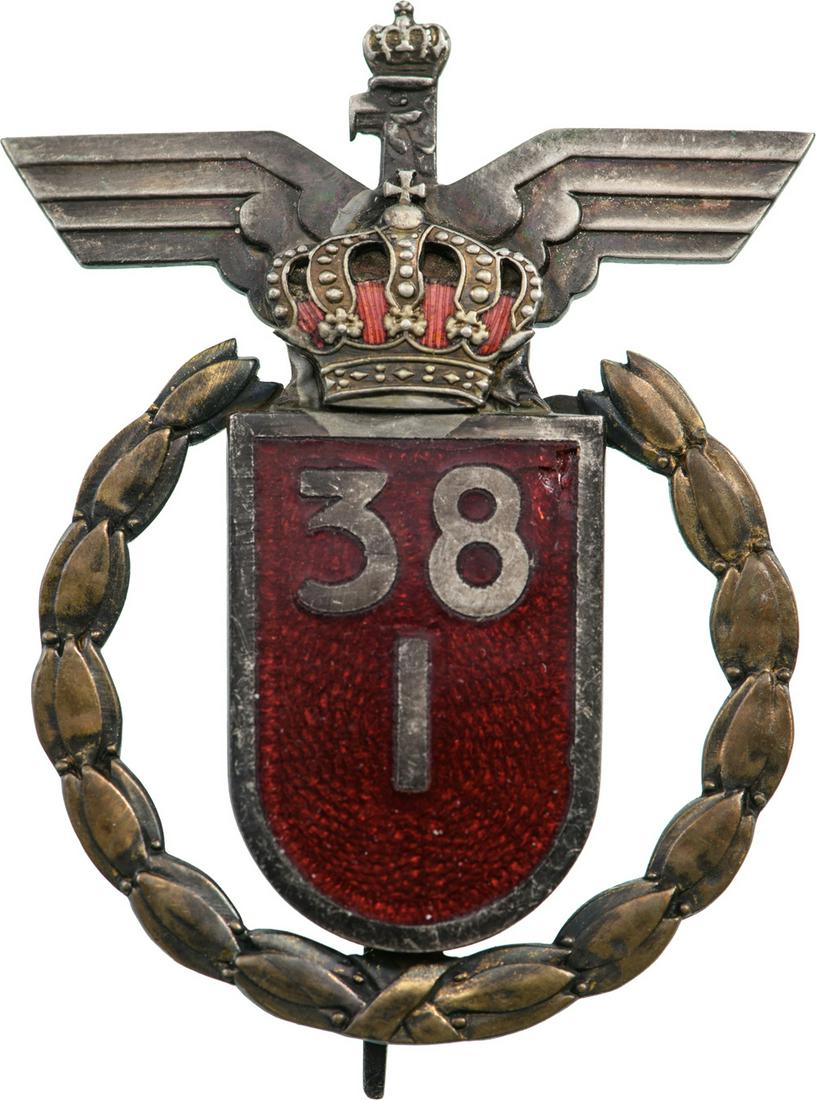 Special Collection of 7 Year Infantry Badges - Badge of the 38th ...