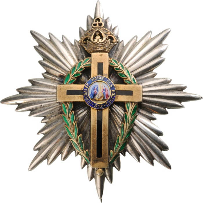 The Order Of Orthodox Crusaders Of The Patriarchy Of Jerusalem Auction