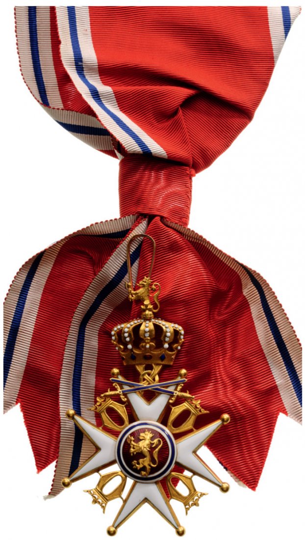 Order Of Saint Olaf Grand Cross Badge, Military