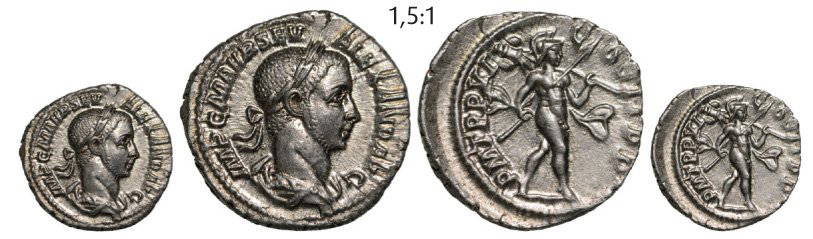 Marcus Aurelius Severus Alexander, 221 235 Ad. Denarius