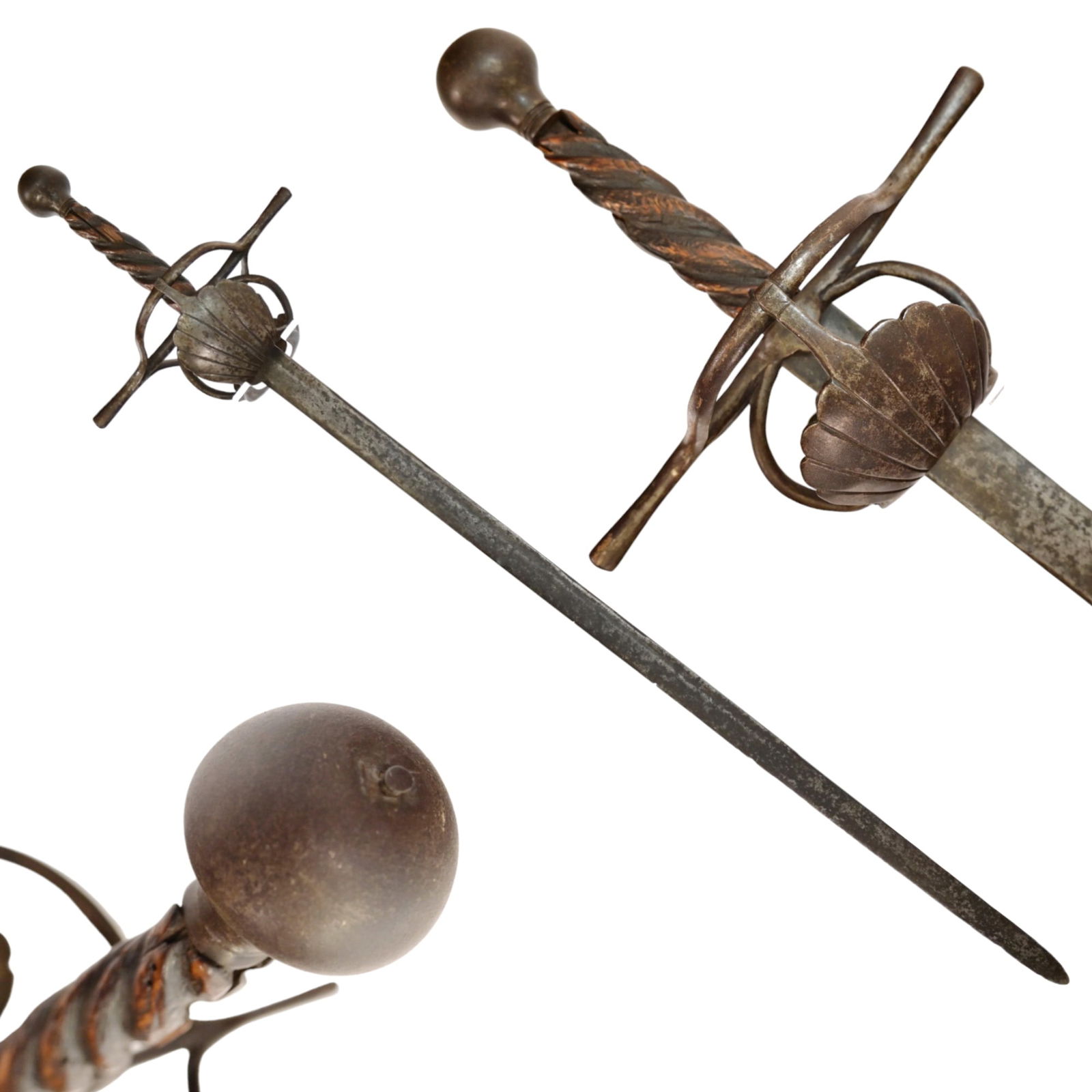 A Rare Italian Medieval Sword From The Late 16th Century With The Mark ...