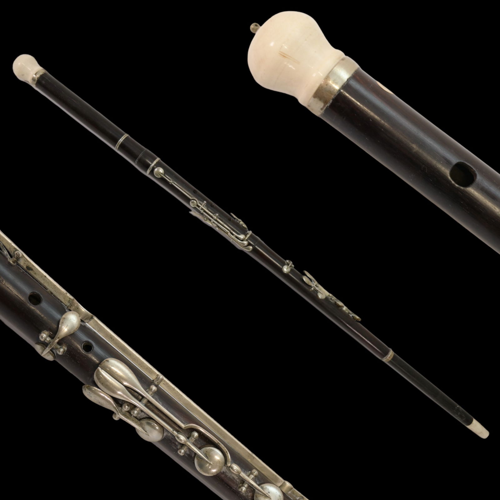 A Rare Walking Stick Flute Cane, 20th Century. Auction