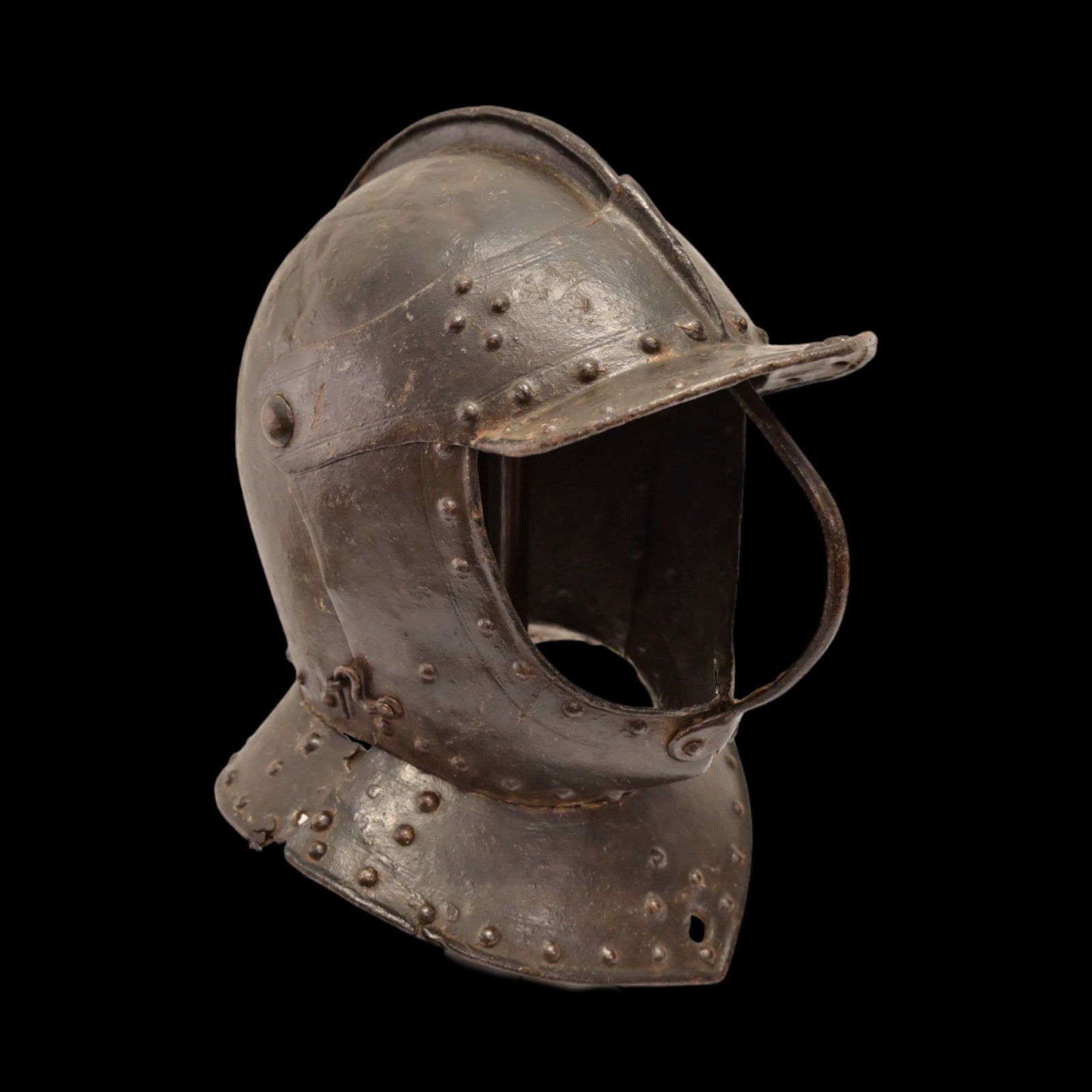 A Rare, Original Closed Burgonet Helmet, Germany, Late 16th Early 17th ...