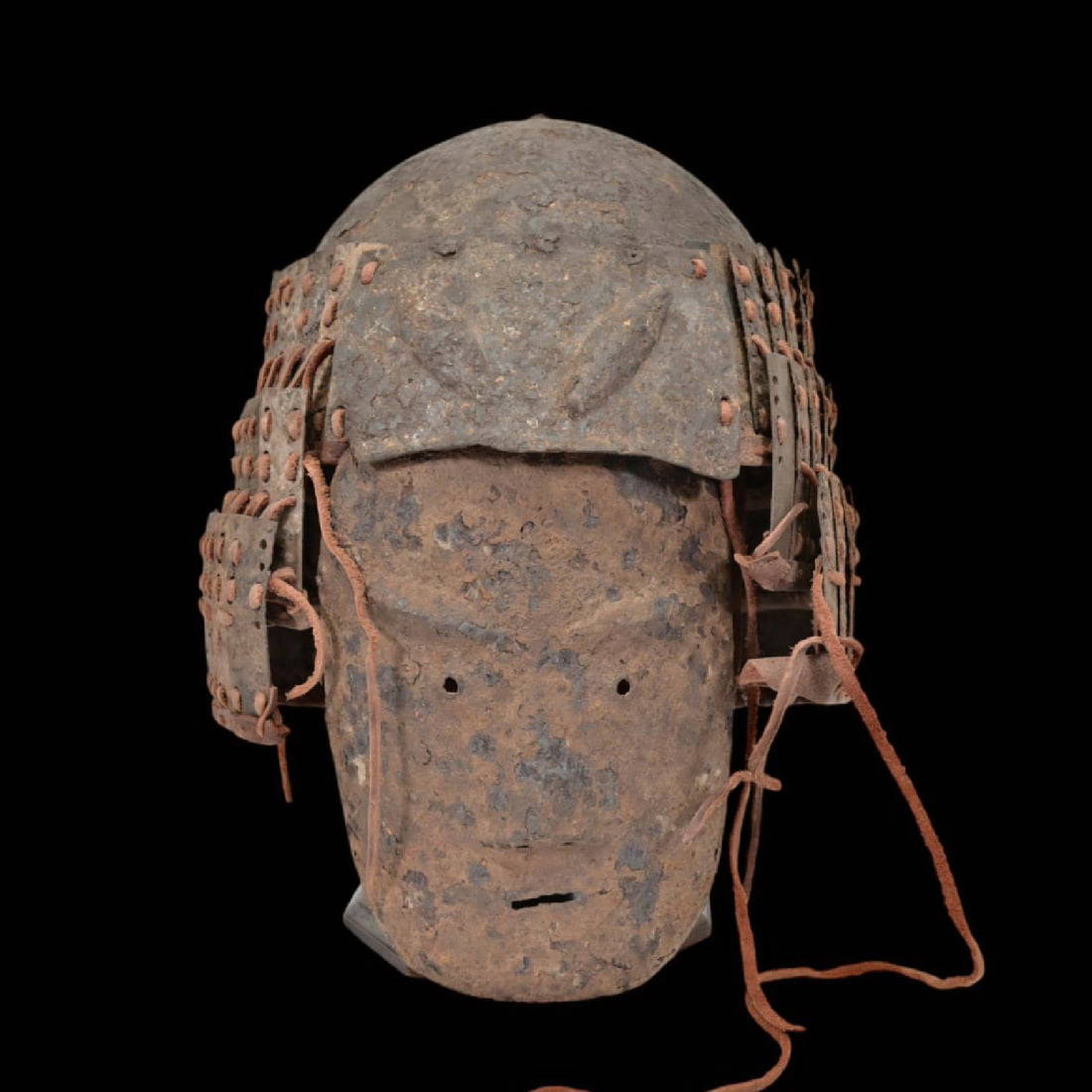 Extremely Rare Iron Helmet With Mask, Jurchen Jin Dynasty, Northern ...