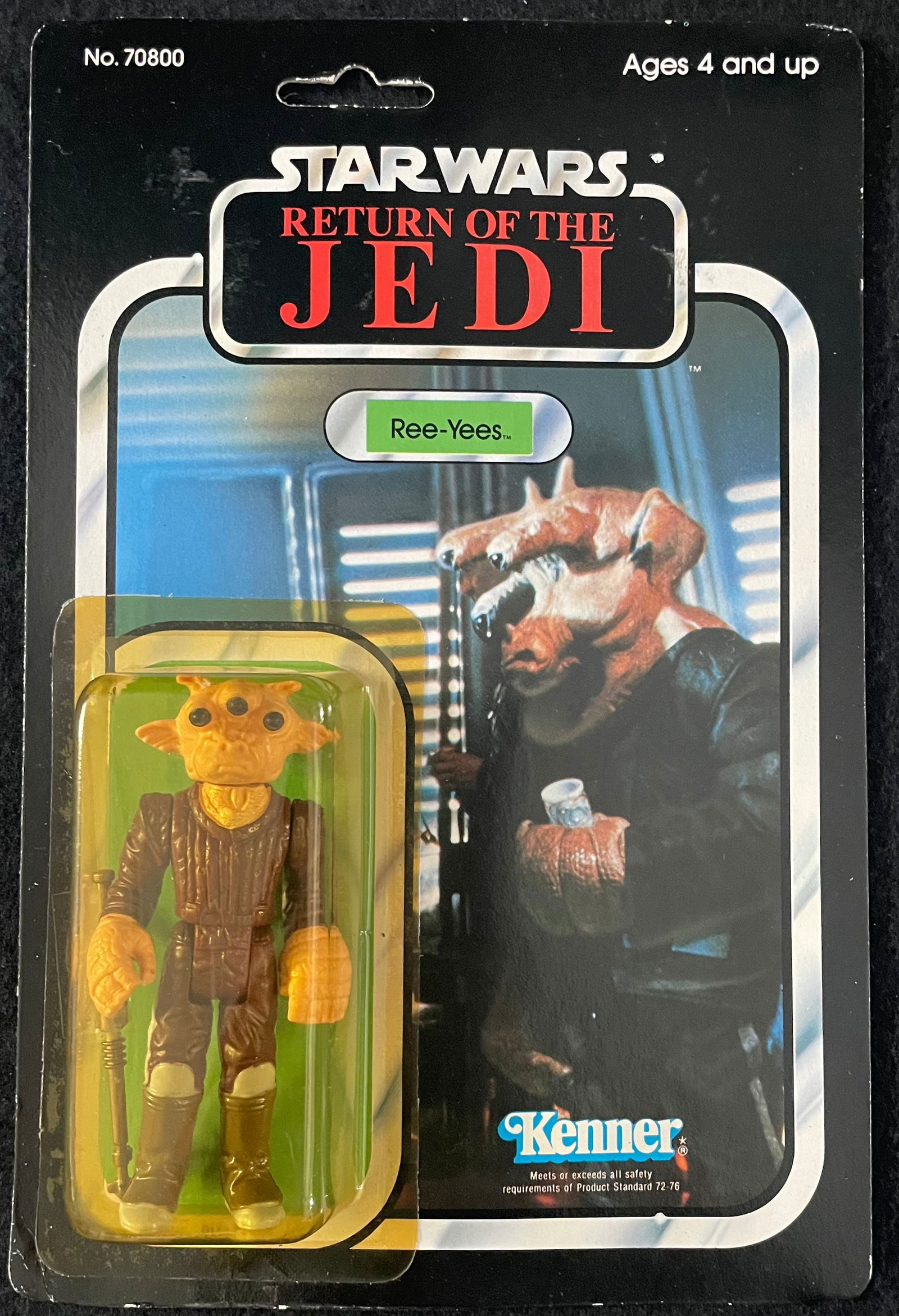 Kenner Star Wars Rotj (1983) Ree-yees 77-back A Auction