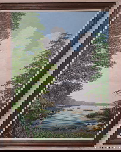 Guy Labree 48x36 'seminole Backwaters'
