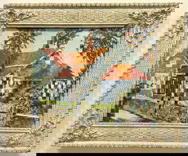 Anthony Terenzio , Oil On Canvas Landscape Auction