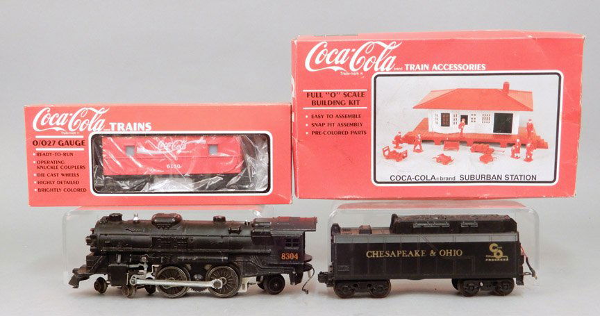 Lionel 8304 Engine And Tender, Coca Cola Suburban