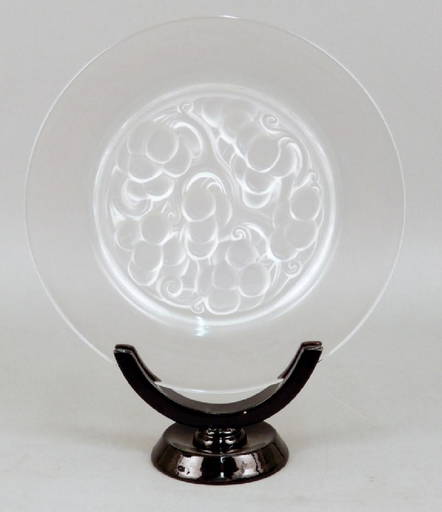 Lalique Crystal Marienthal Luncheon Plate