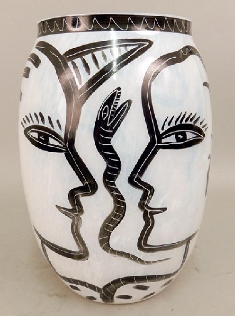 Kosta Boda Caramba art glass vase