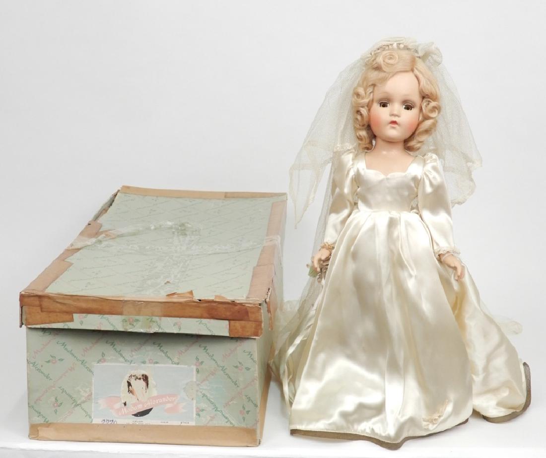 1940's Madame Alexander Composition Bride Doll