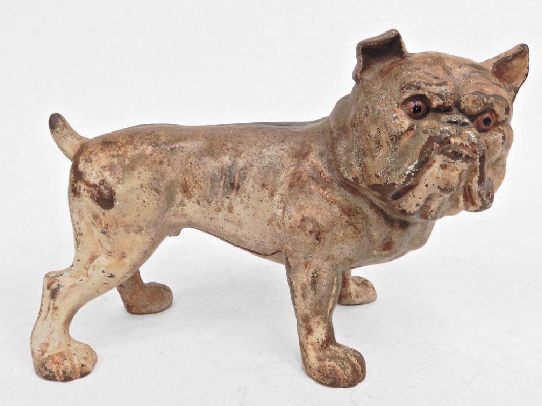 Hubley cast iron bulldog bank