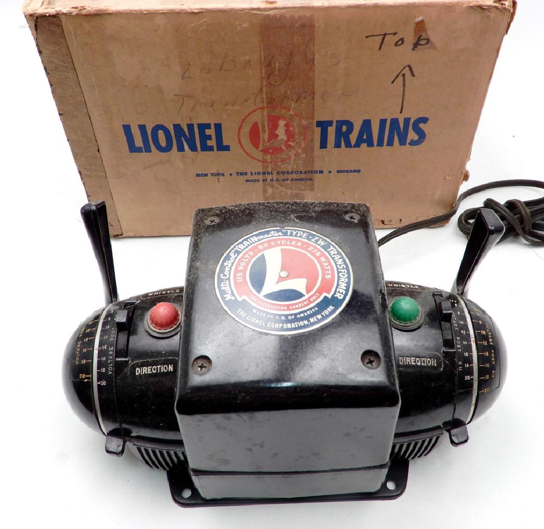Lionel Type Zw Transformer In Original Box