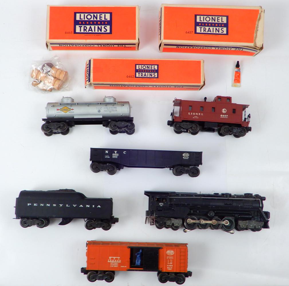 Lionel Post War O Gauge Train Set.