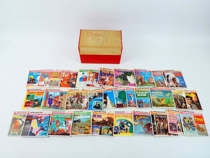 Large Lot Of View Master Reels From Tv, Movies And