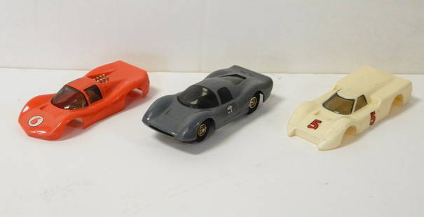 1960's Eldon 1/43rd Slot Car Racing Cars And Track.