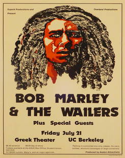 Bob Marley Concert Poster