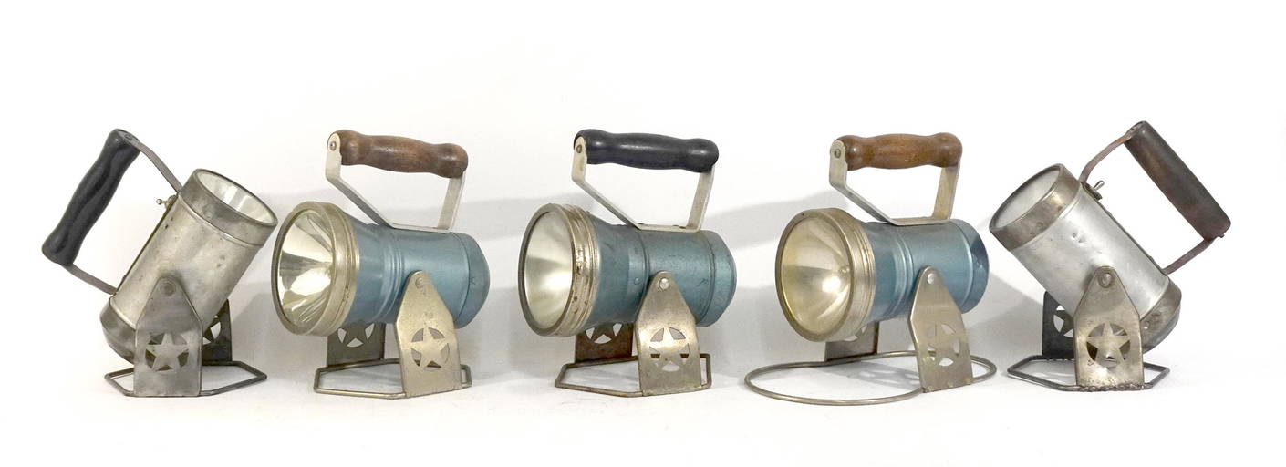 Five Star Headlight Electric Railroad Flashlights