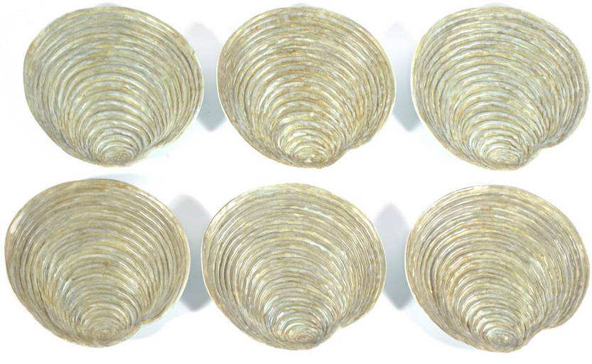Guillot France Pottery Shell Plates