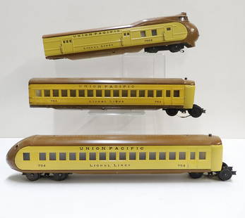 Marx M10005 Union Pacific Streamlined 4 Unit Passenger Train