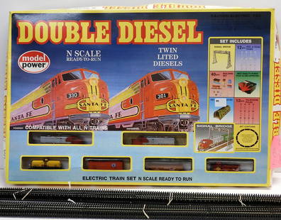 17pc N Gauge Southern Diesel Freight Train