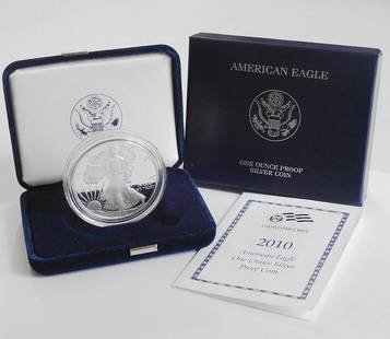 2010 W American Eagle 1 Oz. Silver Proof Coin