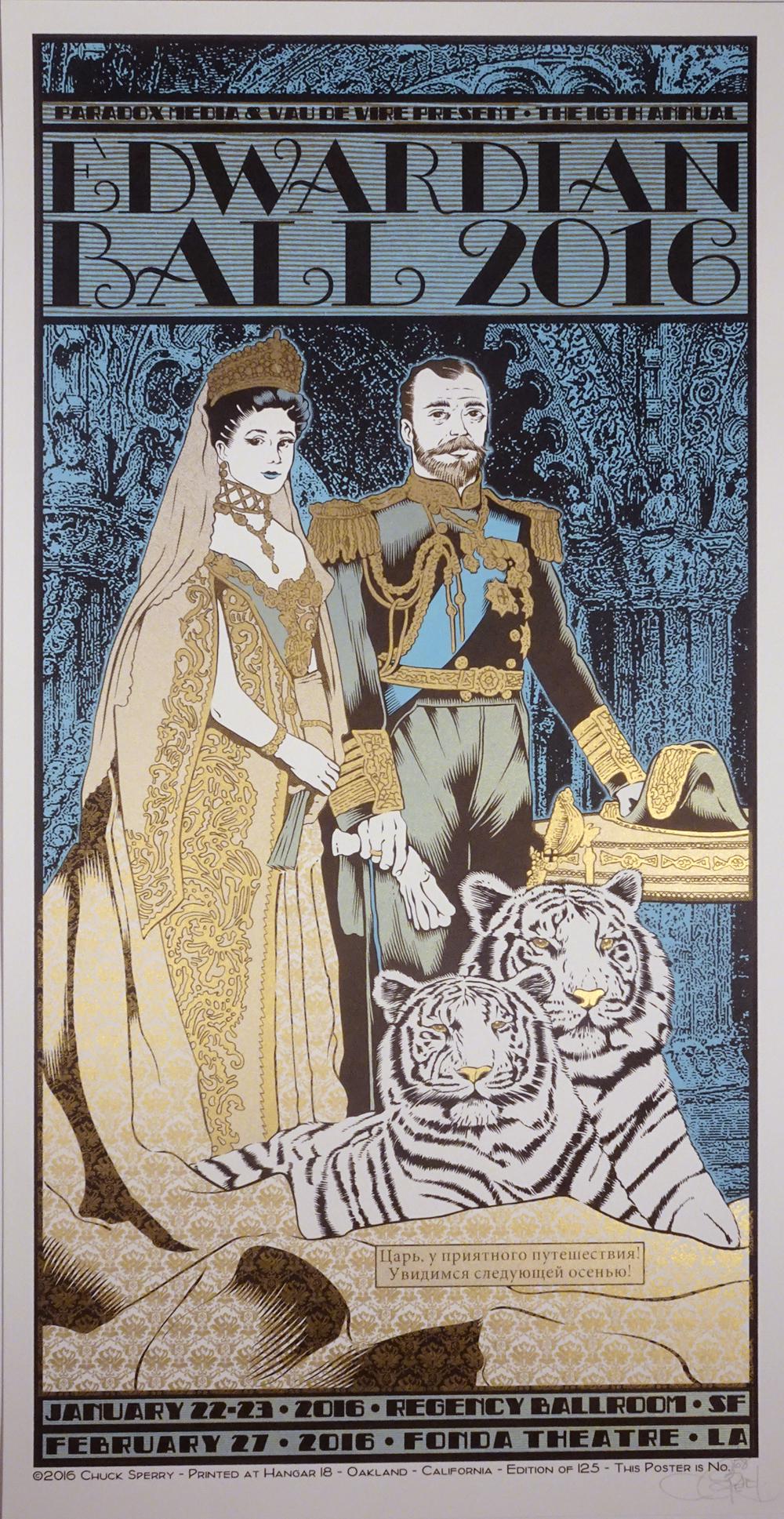 The 16th Annual Edwardian Ball Poster