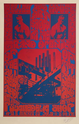 Alton Kelley/stanley Mouse Art Show Poster