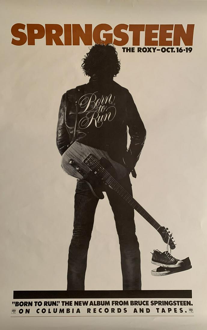 Bruce Springsteen Born to Run Poster - Dec 03, 2021 | Stephenson's Auction in PA