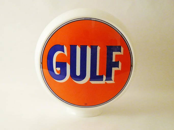 Reproduction Gulf Gas Pump Globe