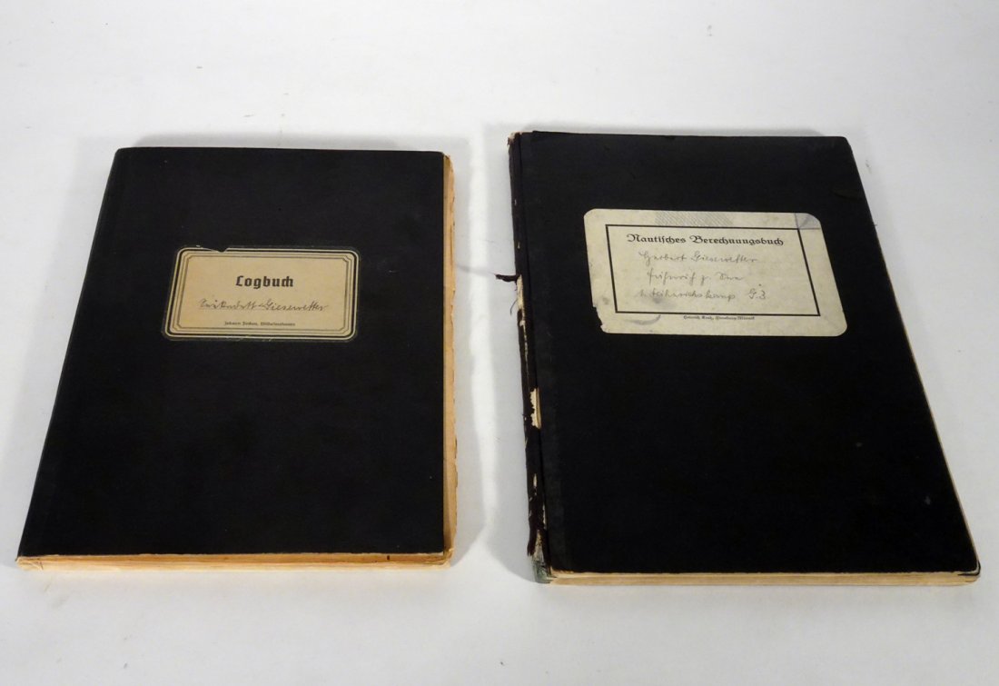 German Wwii Era Logbook And Journal