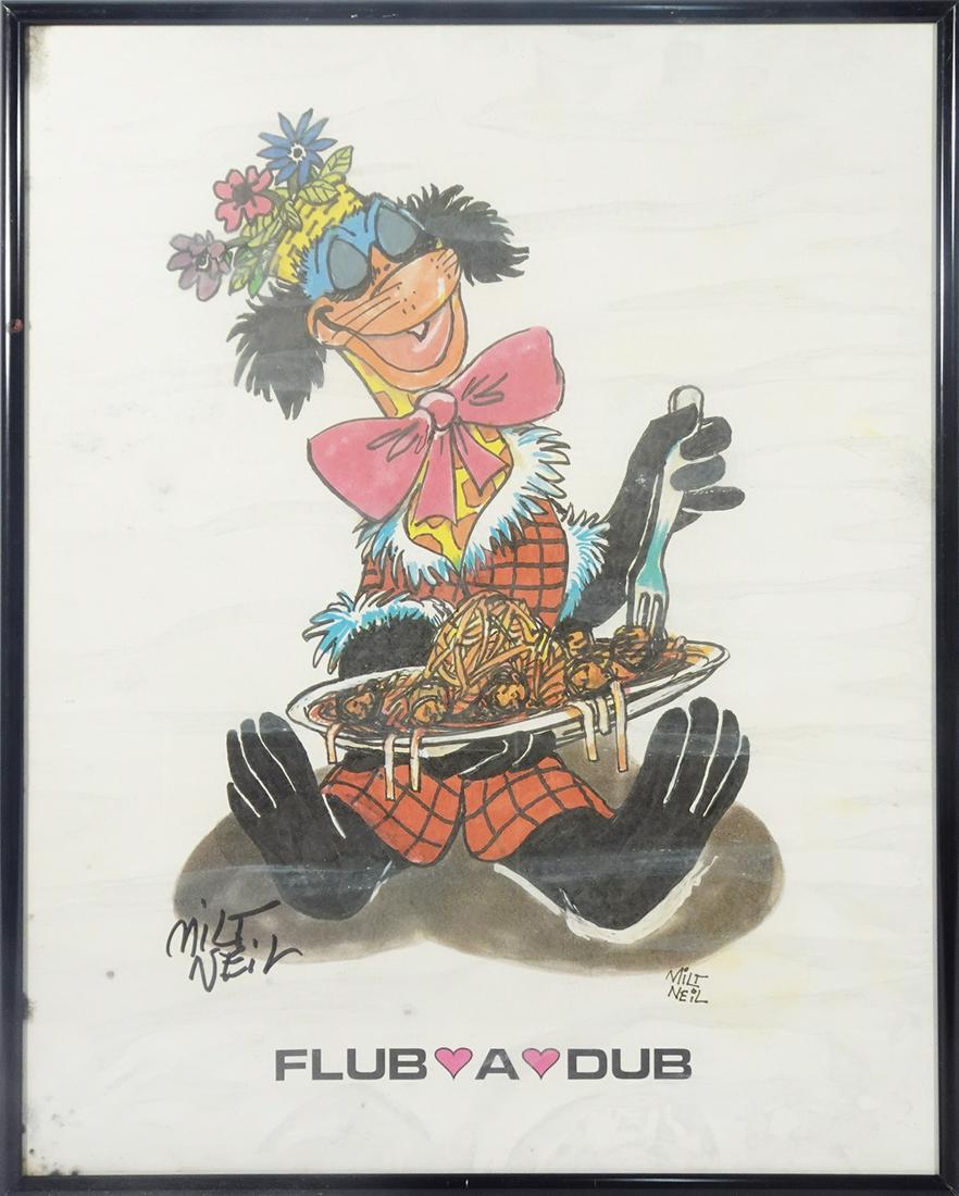 1950's Howdy Doody's Flub-A-Dub original artwork by Milt Neil (#0016 ...