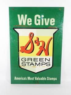 S&h Green Stamps Advertising Display Sign