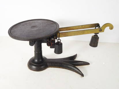 Antique Buffalo Scale Co. Grocers Metal Scale