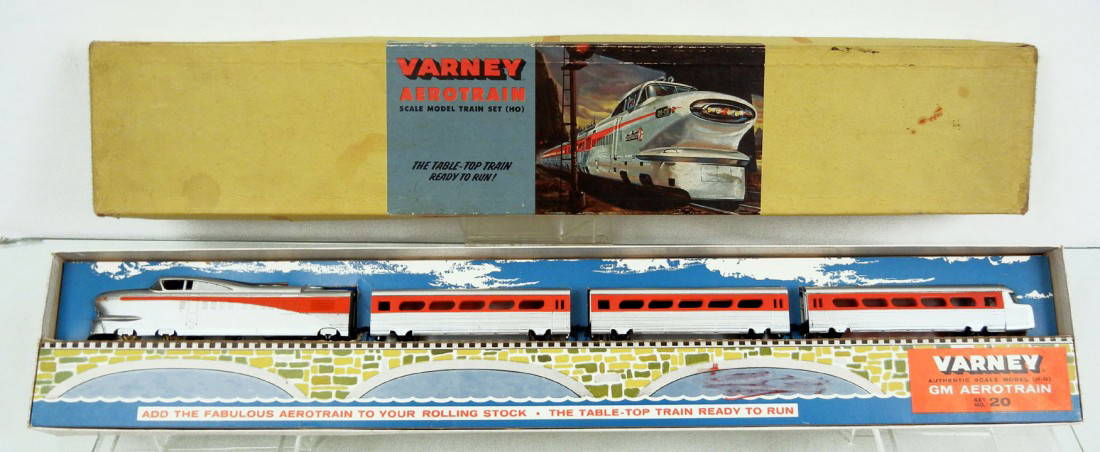 Varney Aerotrain Set No 1957 20 In Original Box, A