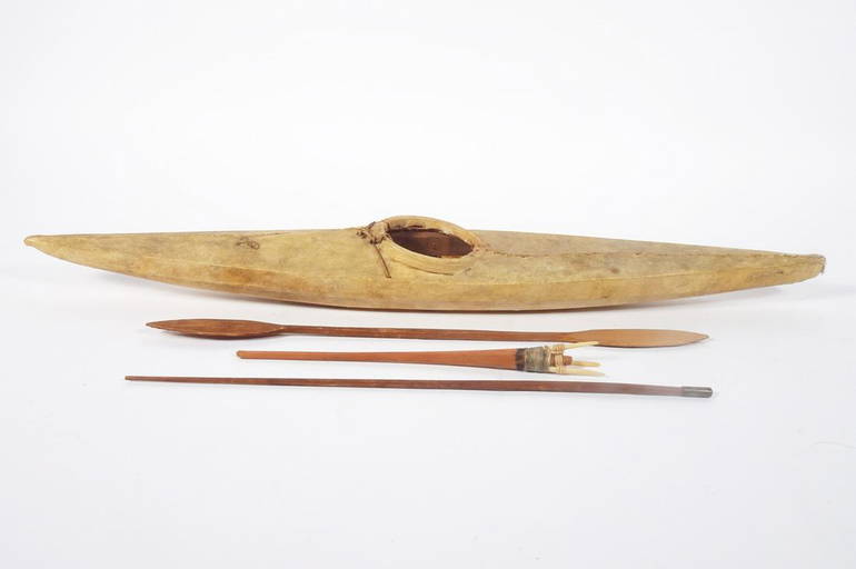 Eskimo Inuit Kayak Model - Oct 14, 2022 | Stephenson's Auction in PA