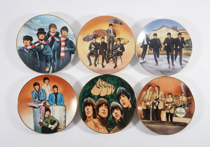 Bradford Exchange The Beatles Collectors Plates