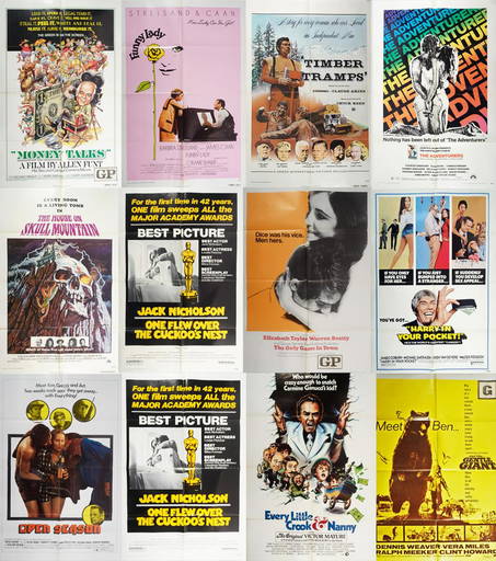 Assorted 1970's Movie Posters - Dec 11, 2022 | Stephenson's Auction in PA