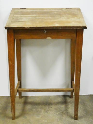 Primitive Postmaster Style Desk (#0331) on Jan 01, 2023 | Stephenson's ...