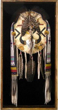 Sioux Ceremonial War Shield, By Chief Dennis Eagle