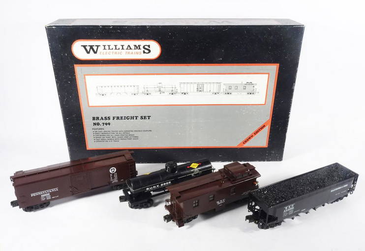 Williams #799 Brass Freight Train Set