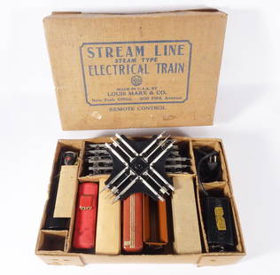 Vintage Streamline Steam Type Electric Train By Louis Marx & Co.
