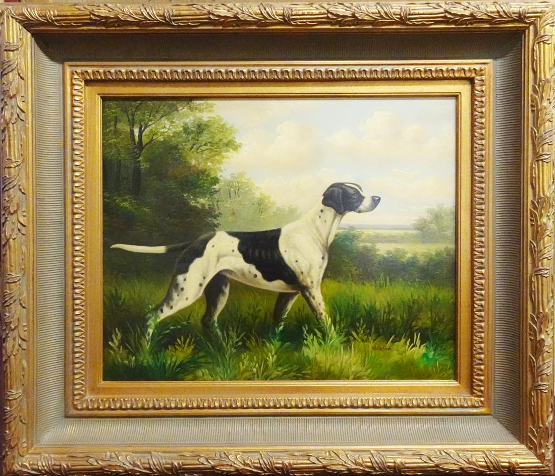 Gleason Oil On Canvas Auction