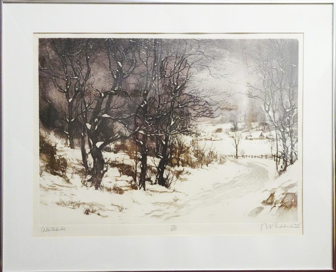 Ronald Stephen Riddick Lithograph Auction