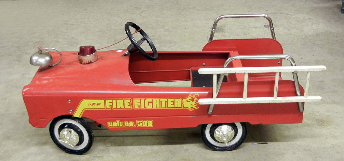 289: AMF Fire Fighter Unit No. 508 pedal car,
