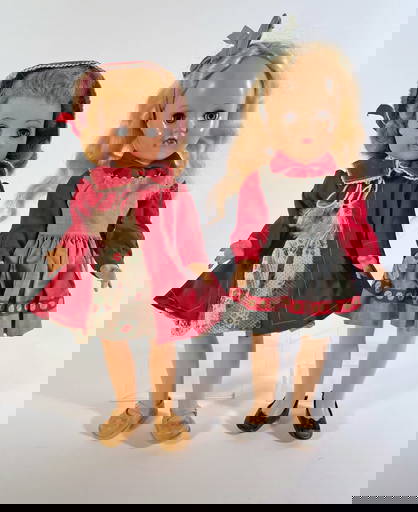 Two Vintage 1950's Ideal Dolls